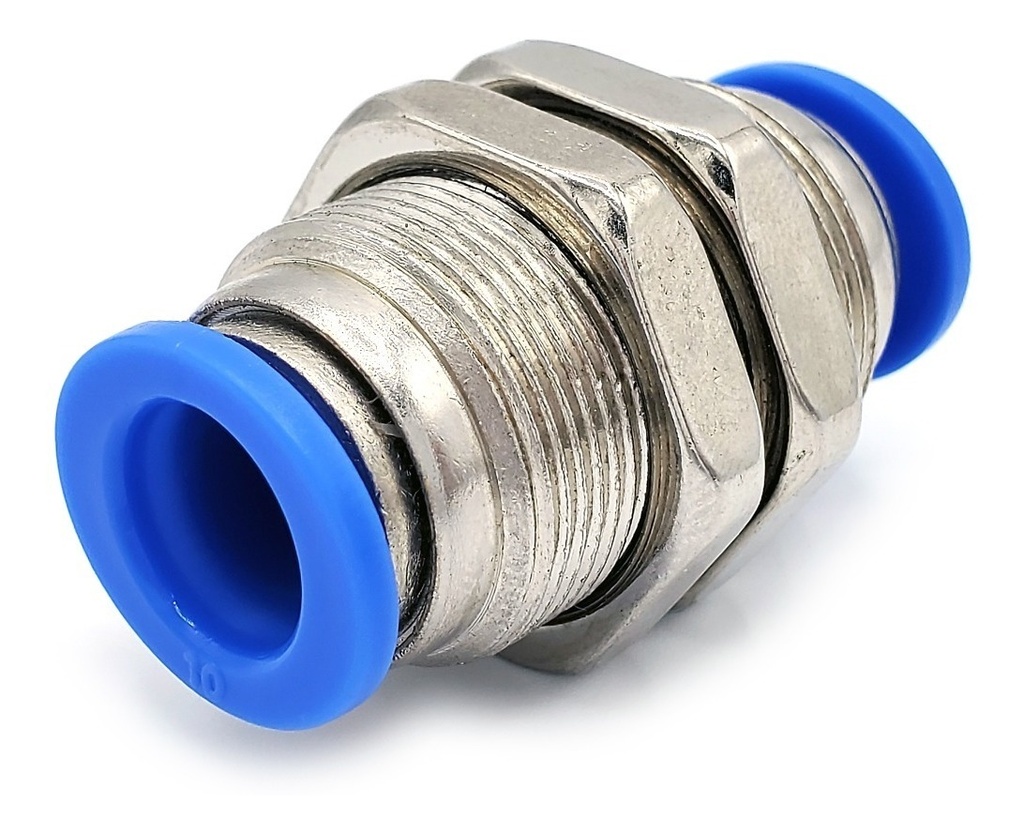 5 Pz De Pasamuro Conexión Rápida Neumático Recto 10mm | Instrutek